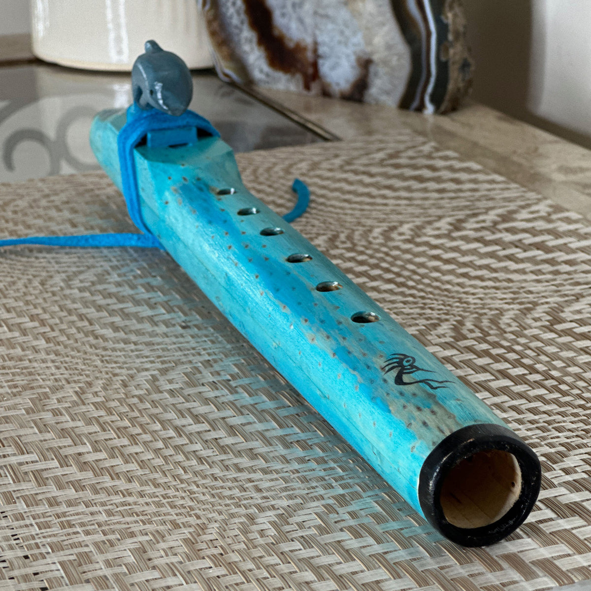 Carved Dolphin A Minor 432Hz Pentatonic an Allan Madahbee Native Ameri ...